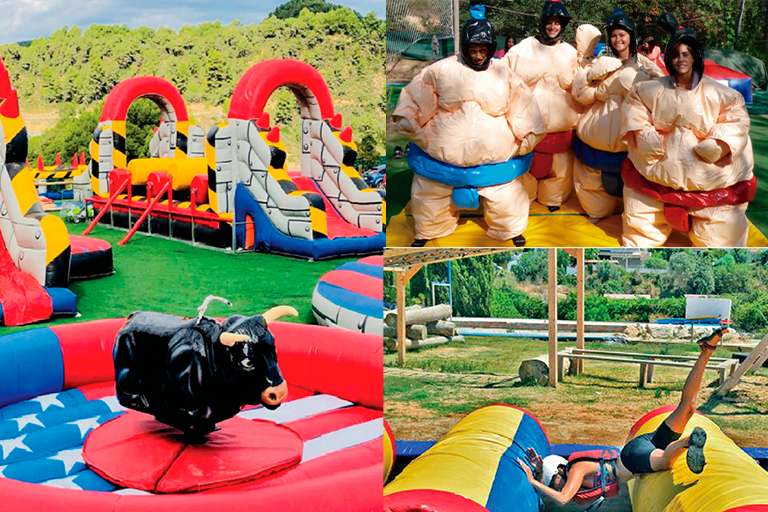 Humor Amarillo Games or Takeshi's Castle in Barcelona, Spain